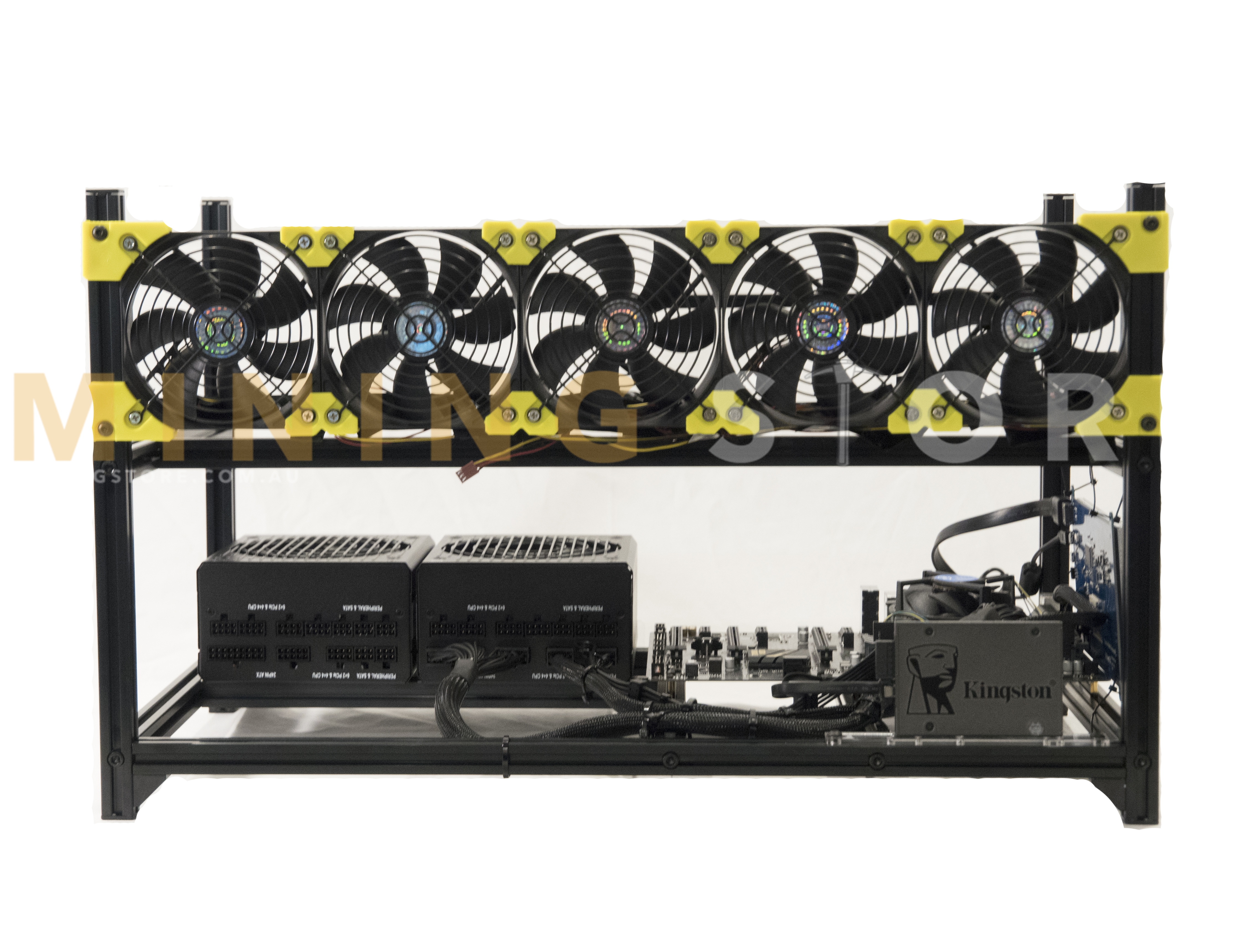 6 GPU Mining Rig Kit (no GPUs) | Frame Only | Mining Rigs Frames