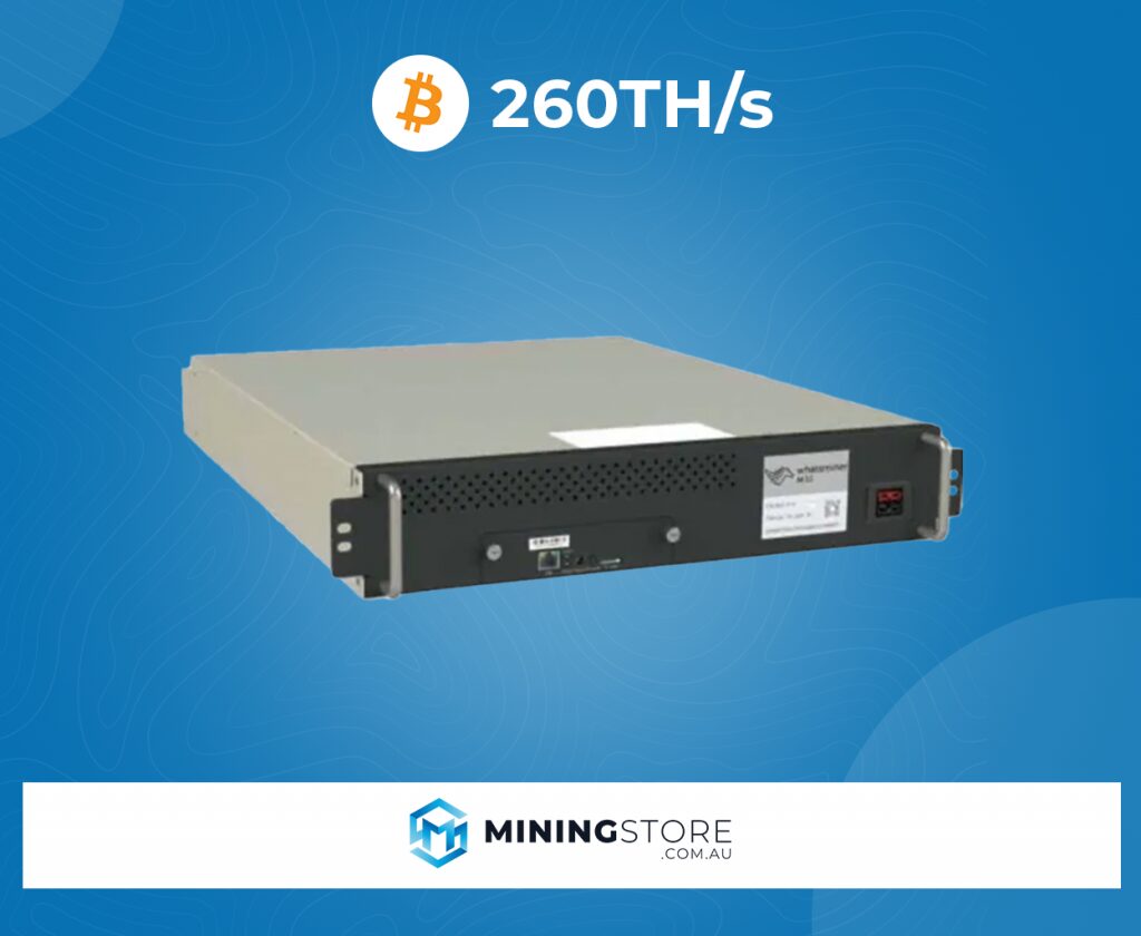 MicroBT Whatsminer M53S 260TH/s | Bitcoin Miner | Hosted or Shipped | miningstore.com.au