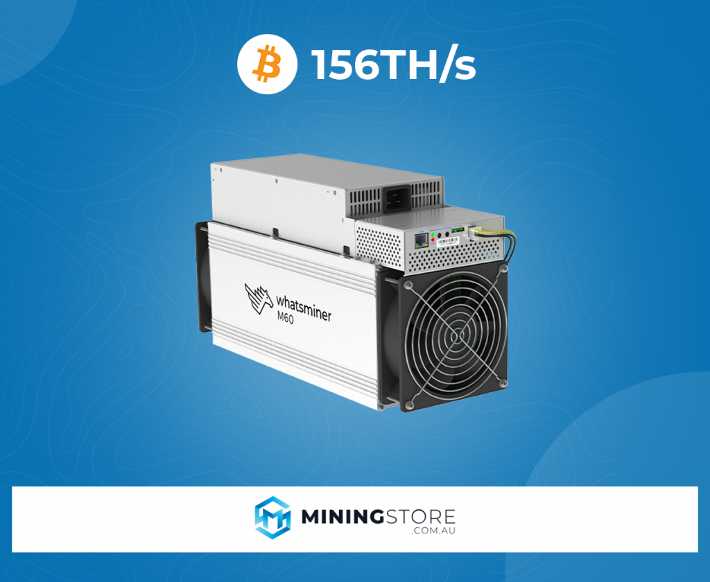 MicroBT Whatsminer M60 156TH/s | Bitcoin Miner | Hosted or Shipped | NEW | miningstore.com.au